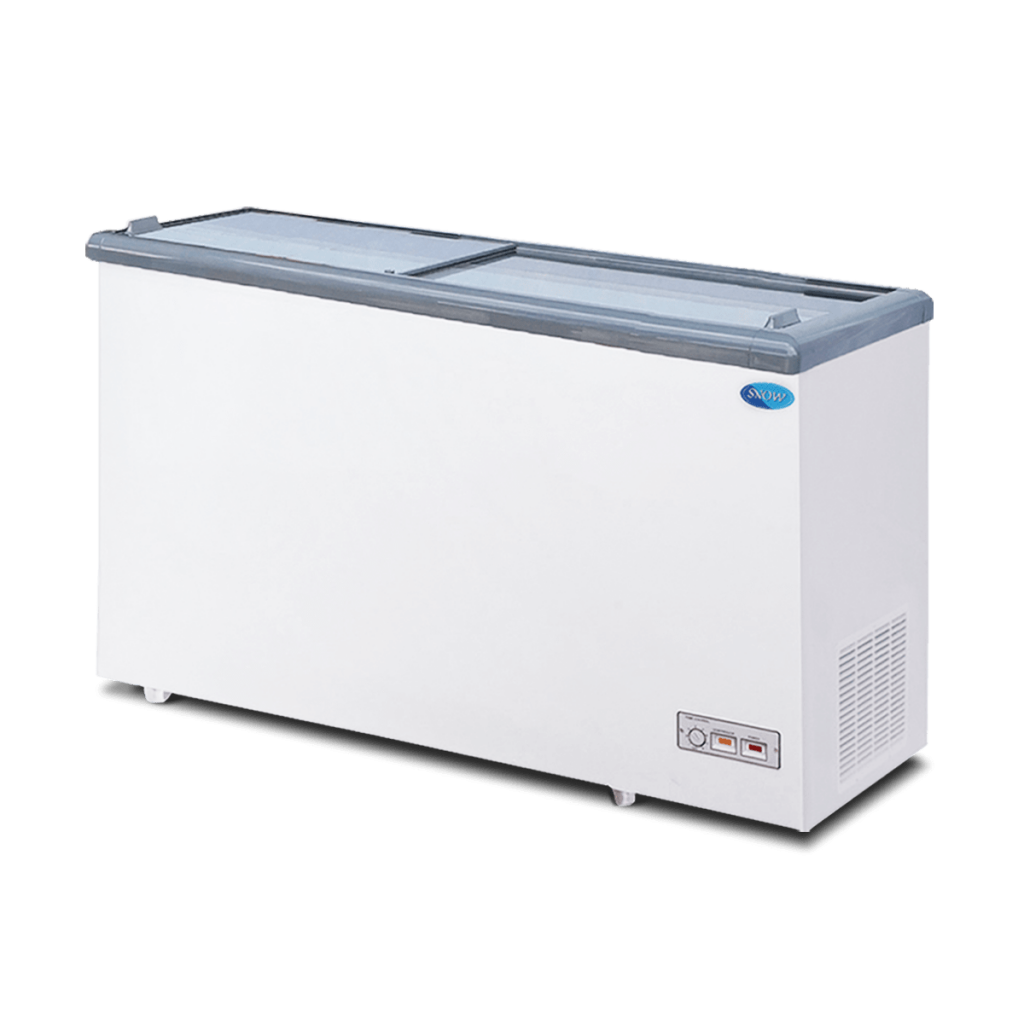 Flat Sliding Glass Chest Freezer LY450GL-L (With LED) - Top Maple ...