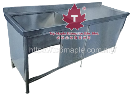 Custom Made 1 Bowl Sink C/W Sliding Door - Top Maple Enterprise Sdn. Bhd.