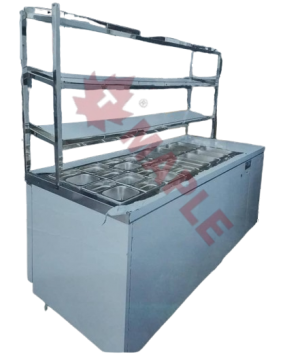 Custom Made Counter Chiller C/W 2 Tier Overshelf - Top Maple Enterprise ...