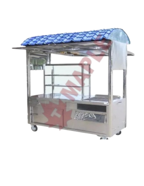 Custom Made S/S Hawker Stall CW Burger Stall & 2 Tier Overshelf Only ...